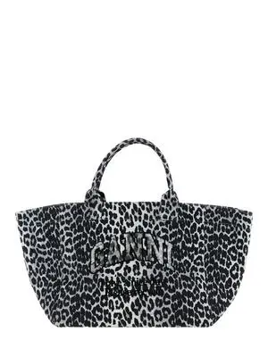 GANNI Tote Bag - Grey