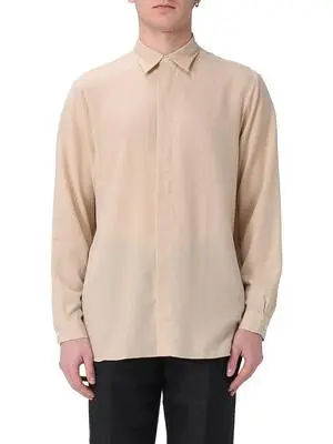 LARDINI Shirt Men Beige