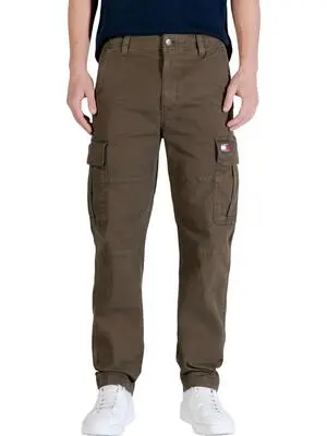 Tommy Hilfiger Straight Leg Pants - Brown