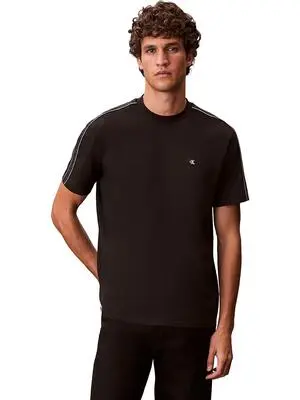 Calvin Klein Logo Tape Classic T-shirt Black