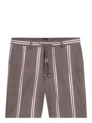 BOSS Printed Pattern Modern Fit Shorts