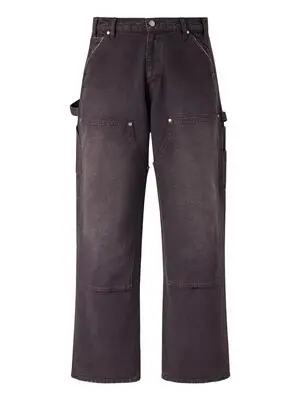 CHERRY LOS ANGELES Carpenter Wide-leg Jeans - Brown