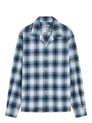 JW Anderson Checked Cotton Shirt - Blue