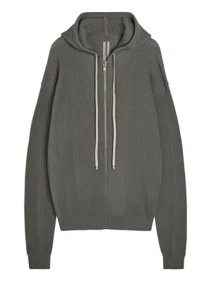 Rick Owens Hooded Wool Jumper - Brown
