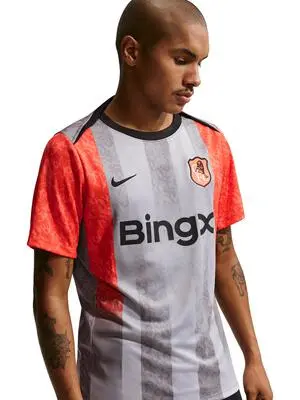 Nike Chelsea Fc Academy Pro Se Dri-fit Soccer Pre-match Short-sleeve Top - Grey
