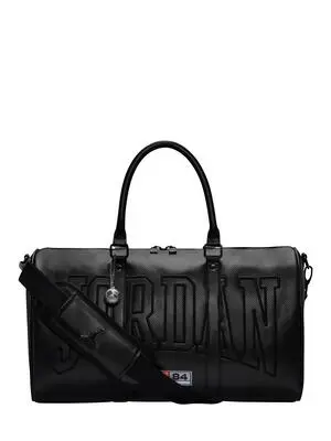 JORDAN Perforated Duffle - Black