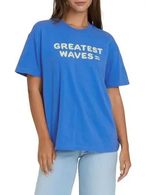 BILLABONG 73 Greatest Waves Graphic T-shirt - True Blue