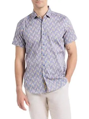 Robert Graham Kinloch Print Woven Button-up Shirt - Multi Blue