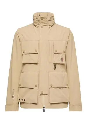 Moncler Lione Hooded 2-in-1 Field Jacket - Beige