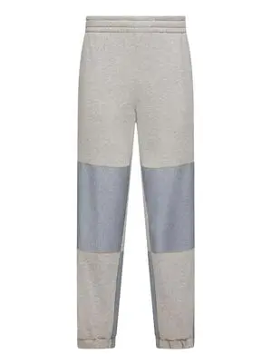 Moncler Cotton & Chambray Sweatpants - Grey