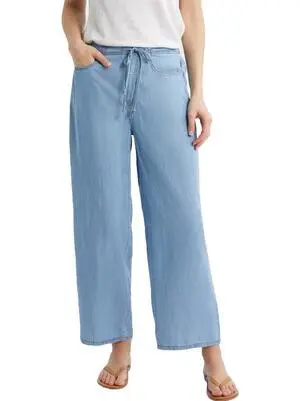 BEACHLUNCHLOUNGE Cass Chambray Drawstring Pants