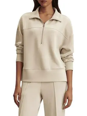 Varley Kayleight Half Zip Sweatshirt - Pristine