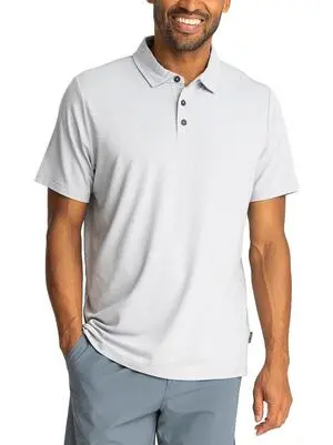 FREE FLY Flex Polo Ii Heather Aspen Grey