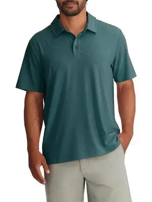 FREE FLY Flex Polo Ii - Heather Sea Pine