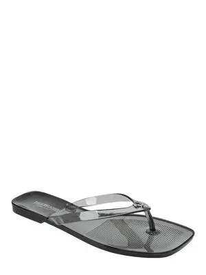 True Religion True Religion Lola Jelly Flip Flop Sandal Black