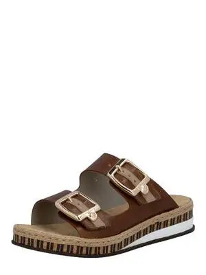 RIEKER Regina Slide Sandal - Iceberg/beige