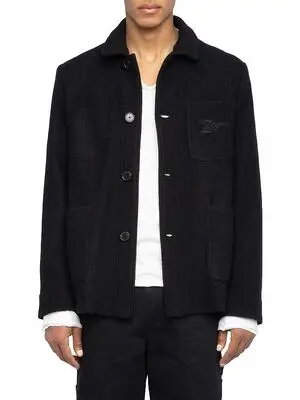 Zadig&Voltaire Venezia Wool Jacket - Black