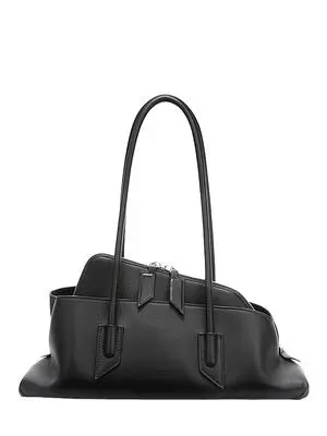 Attico La Passeggiata Small Top Handle Bag - Black