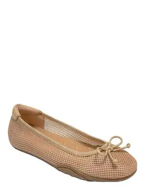 Aerosoles Mesh Ballet Flat - Beige Bisque