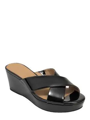 Aerosoles Cruis Platform Wedge Sandal - Black