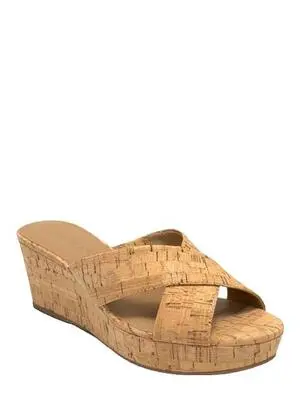 Aerosoles Cruis Platform Wedge Sandal - Natural