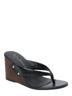 Matisse Maryland Wedge Flip Flop - Black