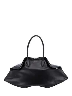 Alexander McQueen Manta Large Shoulder Bag - Black