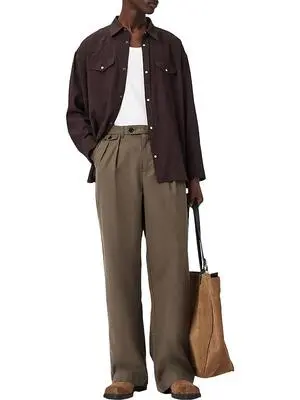 ALLSAINTS Conway Trousers - Traverse Brown