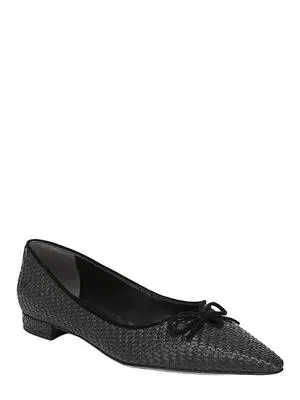 Sam Edelman Esmira 2 Pointed Toe Ballet Flats - Black