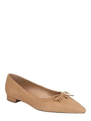 Sam Edelman Esmira Pointed Toe Ballet Flats - Cyprus Tan