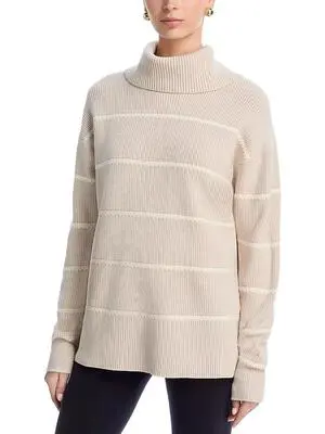 Varley Hamish Stitch Knit Sweater - Silver Birch