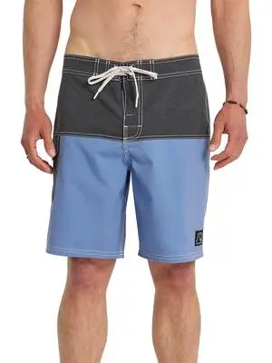 Quiksilver Original Blocked 19" Board Shorts - Riviera