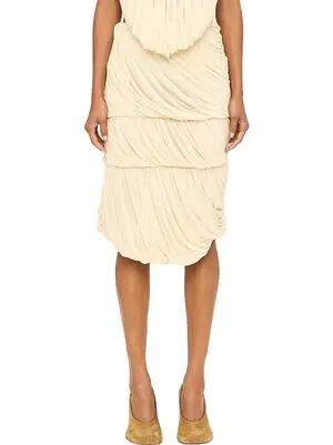 Ronny Kobo Alory Tiered Skirt - Ivory