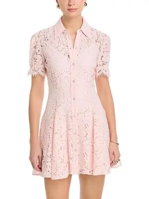 Generation Love Swanetta Lace Mini Dress - Petal Pink