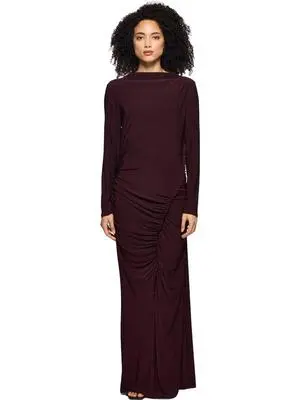 DASKA Kasia Maxi Dress - Plum