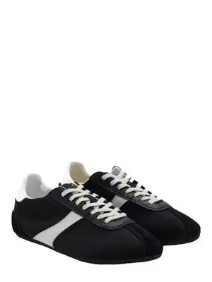 Mango Colorblocked Low-top Sneakers - Black