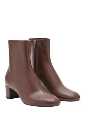 Mango Ankle Booties - Chocolate