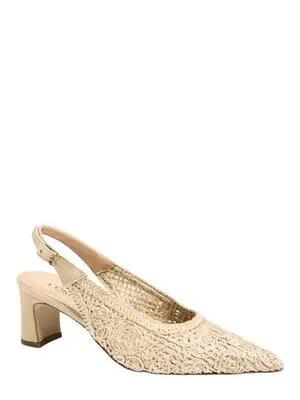 Cordani Nikole Slingback Pointed Toe Pump - Beige