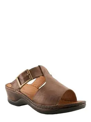 SPRING STEP SHOES Saphique Block Heel Sandal Brown