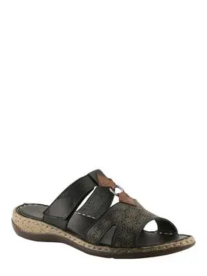 SPRING STEP SHOES Virelle Slide Sandal - Black