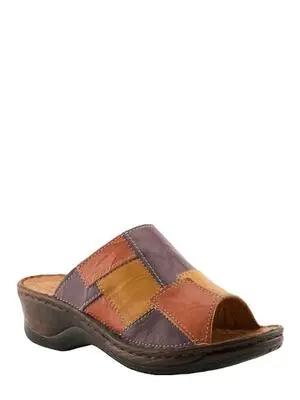SPRING STEP SHOES Nivarah Patchwork Sandals - Purple Multi