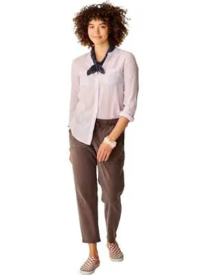 Carve Designs Zoe Twill Pant - Espresso