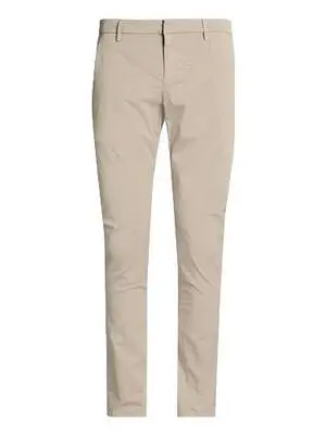 DONDUP Pants Taupe Size Cotton, Elastane - Grey