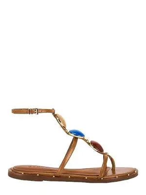 Schutz Milos Flat Sandal - Miele