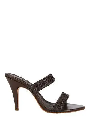 Schutz Cipri Mule - Chestnut Brown