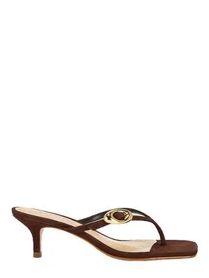 Schutz Miriam Sandal - Chestnut Brown
