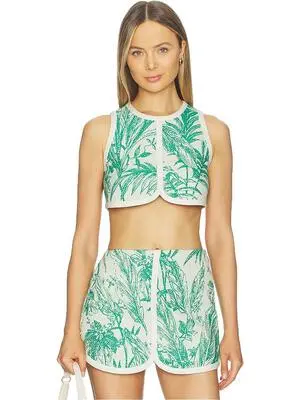 Alexis Ola Top - Verde Palm