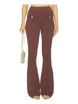 Retrofete Joliet Knit Pant - Metallic Chocolate