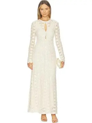 Alexis Niccola Dress - Beaded Macrame