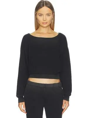 Cotton Citizen Lima Relaxed Sweatshirt - Vintage Black